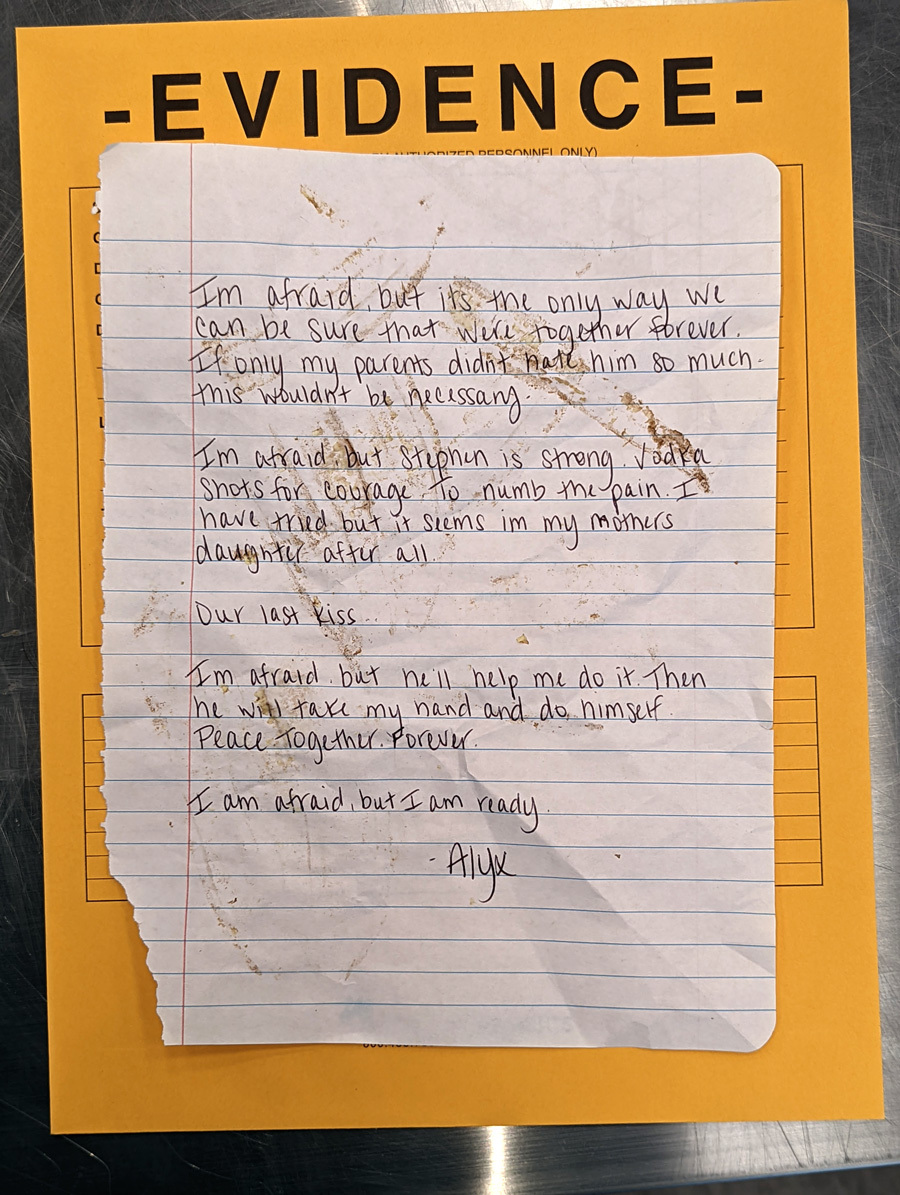 Handwritten Note